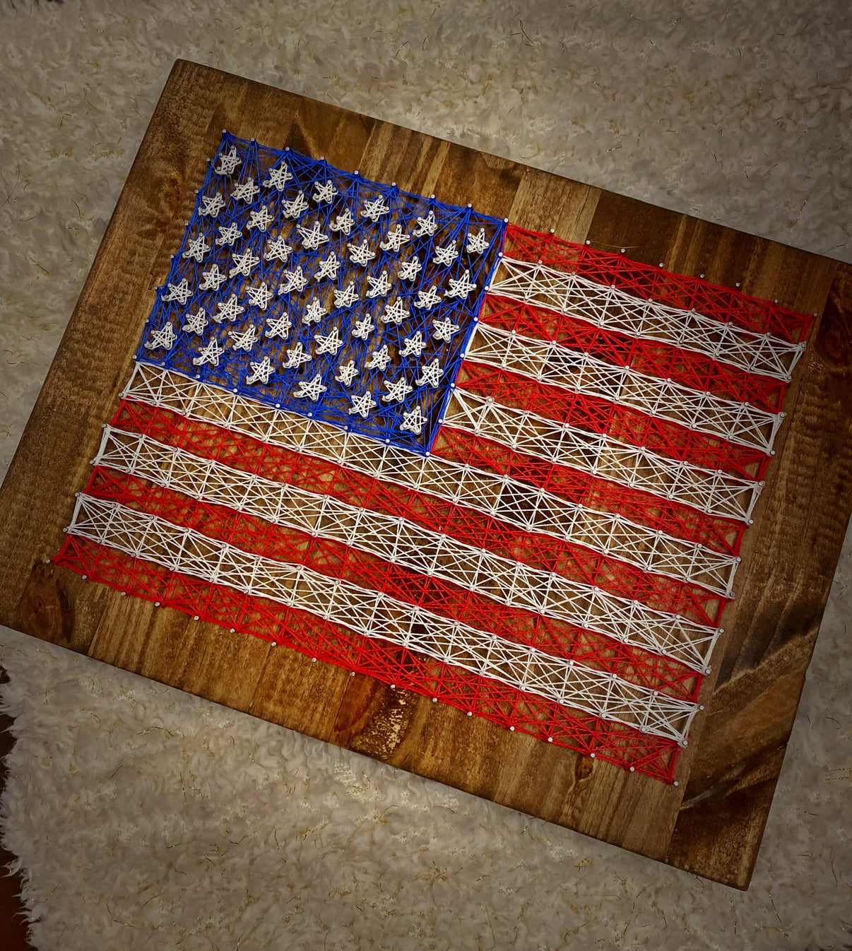 American Flag string art – All Around Charm